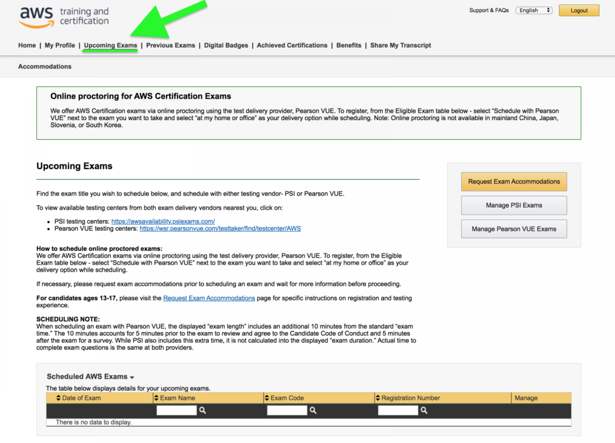 How to Book and Take Your AWS Certification Exam Online - Tutorials Dojo