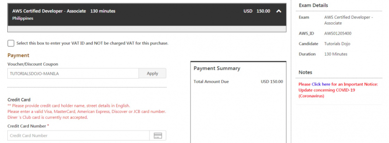 How to Book and Take Your AWS Certification Exam Online - Tutorials Dojo