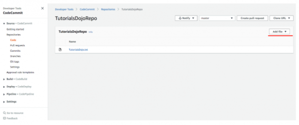AWS CodeCommit Repository - Tutorials Dojo