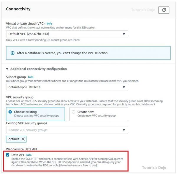Aurora Serverless Tutorial Part 2 - Tutorials Dojo