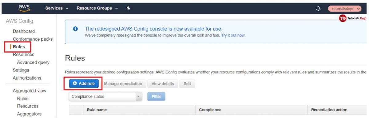 Specifying Triggers for AWS Config Rules - Tutorials Dojo