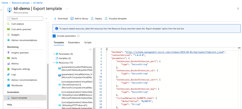Automate Resources In Azure Using ARM Templates