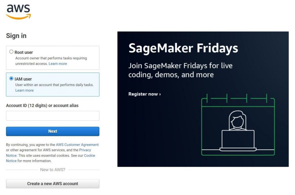 AWS Console Sign-In Options - Tutorials Dojo
