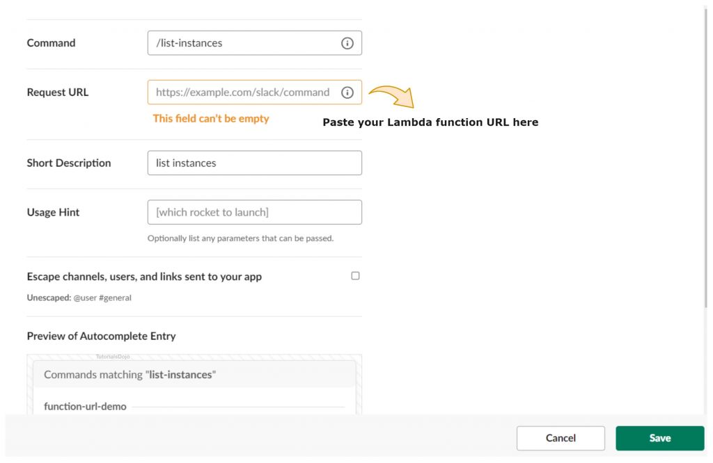 Build Your Own Slack Commands with Lambda Function URL
