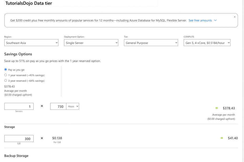 Estimating Your Azure Monthly Usage - Tutorials Dojo
