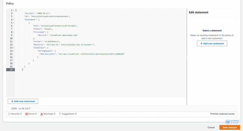 Using Origin Access Control to Secure S3 Object Access