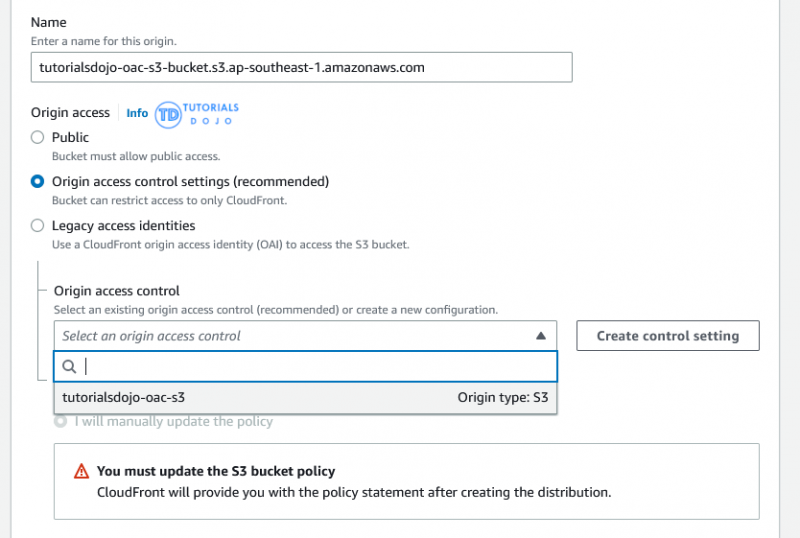 Using Origin Access Control to Secure S3 Object Access