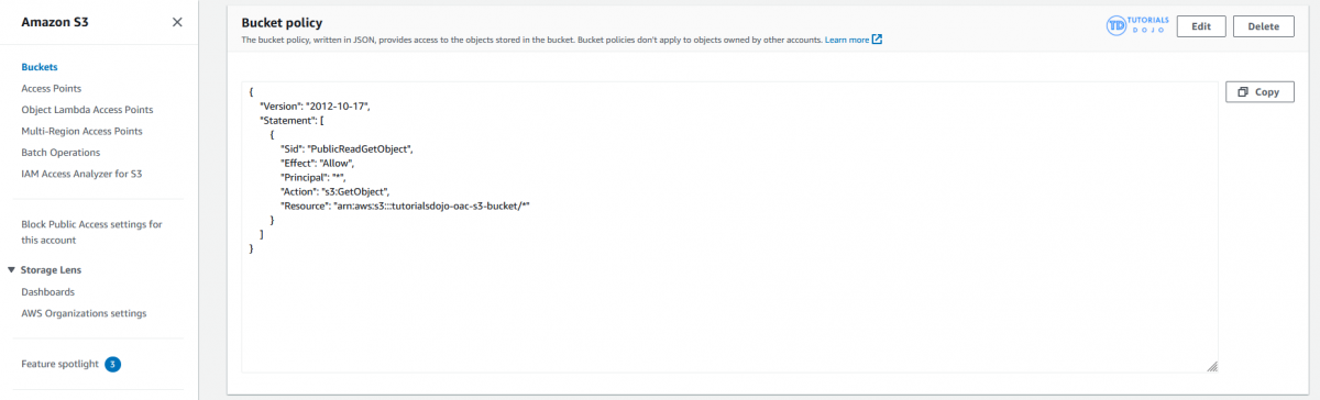 Using Origin Access Control to Secure S3 Object Access